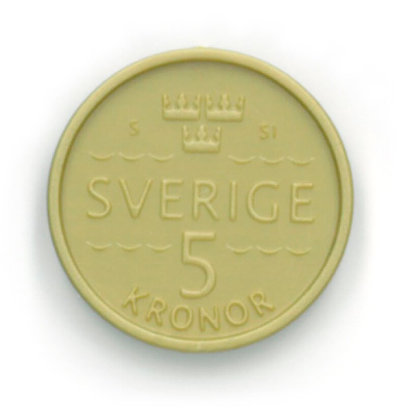 5 kr mynt i 100-pack | Läromedelspengar - Beta Pedagog