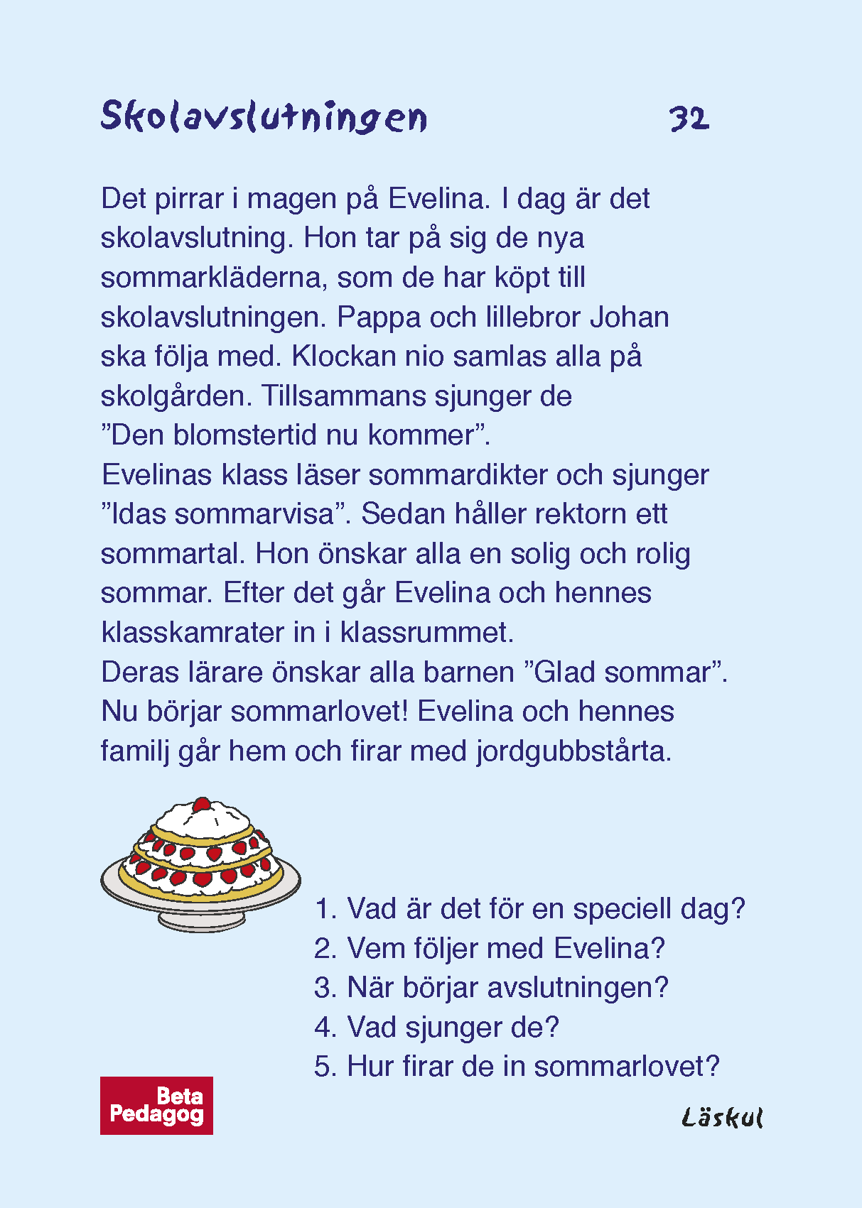 Läskul - Läsförståelse - Beta Pedagog