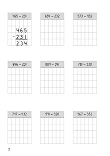 Räkna med algoritmer - Subtraktion